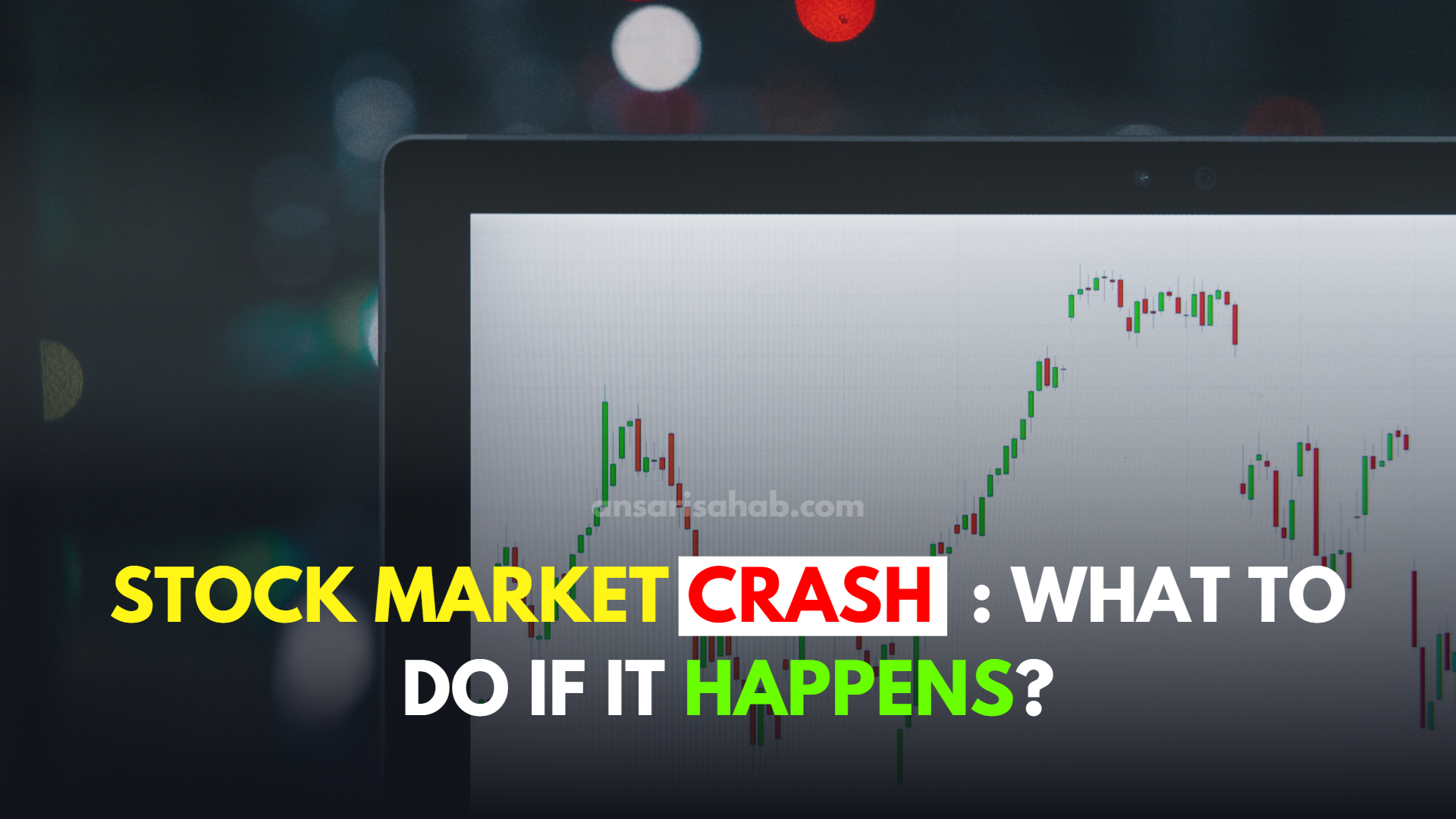 Stock market crash: What to do if it happens?
