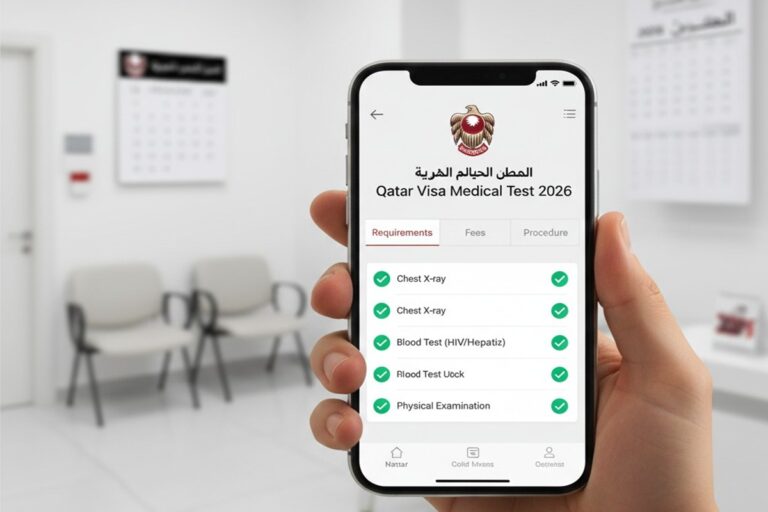 Qatar Visa Medical Test 2026: Requirements, Fees & Complete Procedure