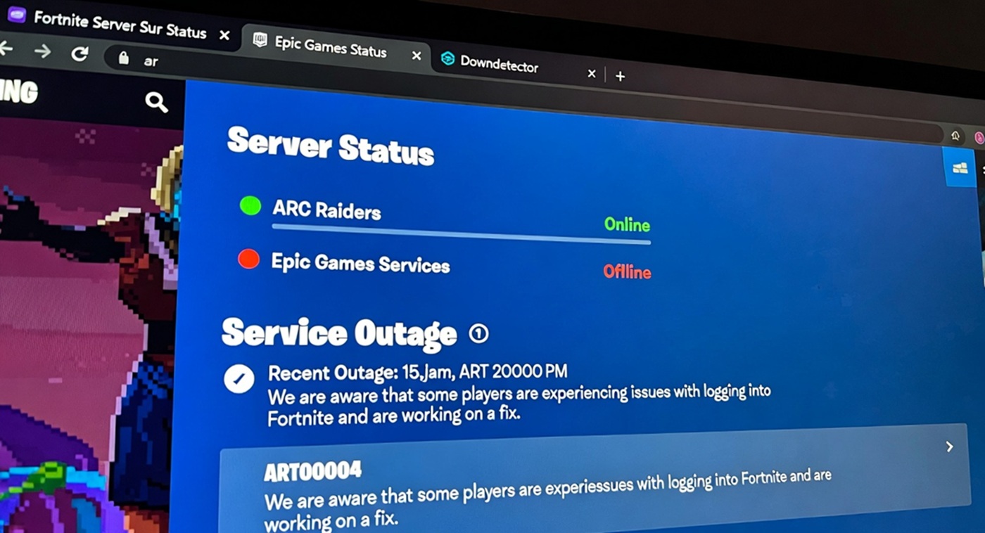 Is Fortnite Down Right Now? ARC Raiders Server Status, Epic Games ...