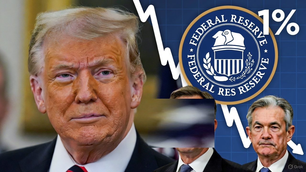 Trump Calls for Federal Reserve Rates at 1% or Lower by 2026: Kevin ...