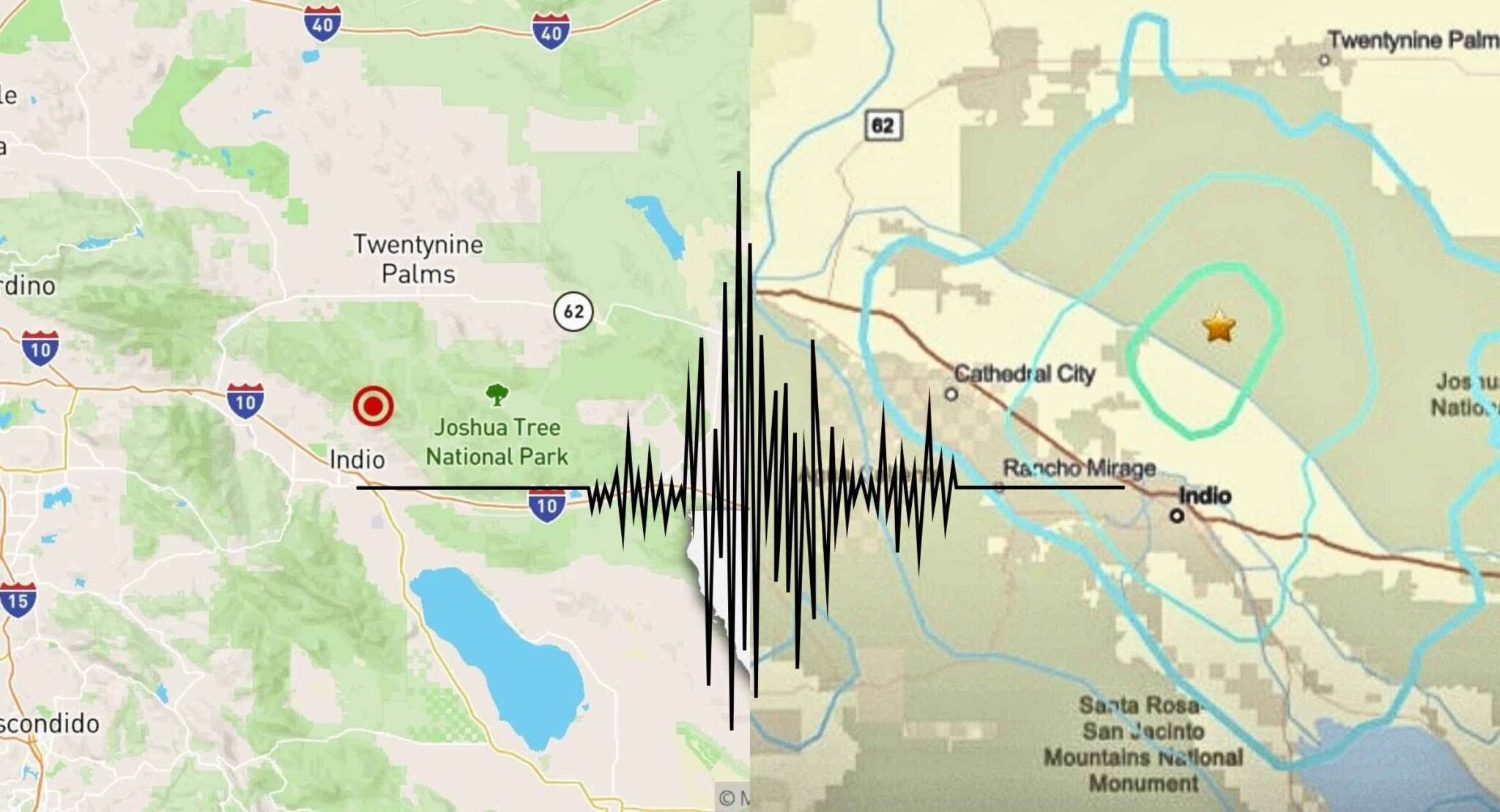 4.9 Magnitude Earthquake Today Near Indio Hills, California — Palm ...