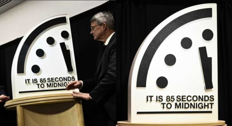 Doomsday Clock Atomic Scientists 2026 Warning: Now 85 Seconds to ...
